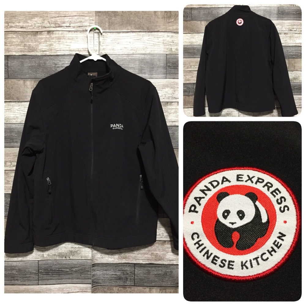 Barco Uniforms Panda Express Jacket Size S Black Full… - Gem
